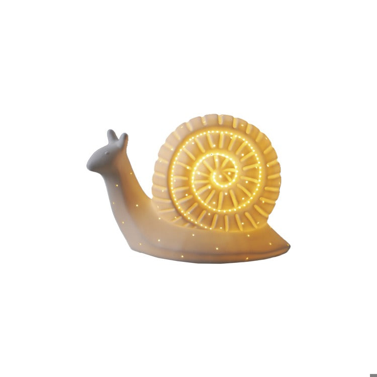 Stoneware Snail Lamp – Candlestock