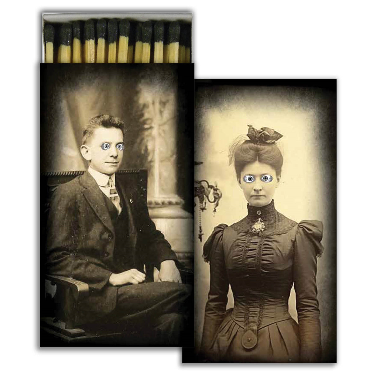 Spooky Portrait Matches – Candlestock