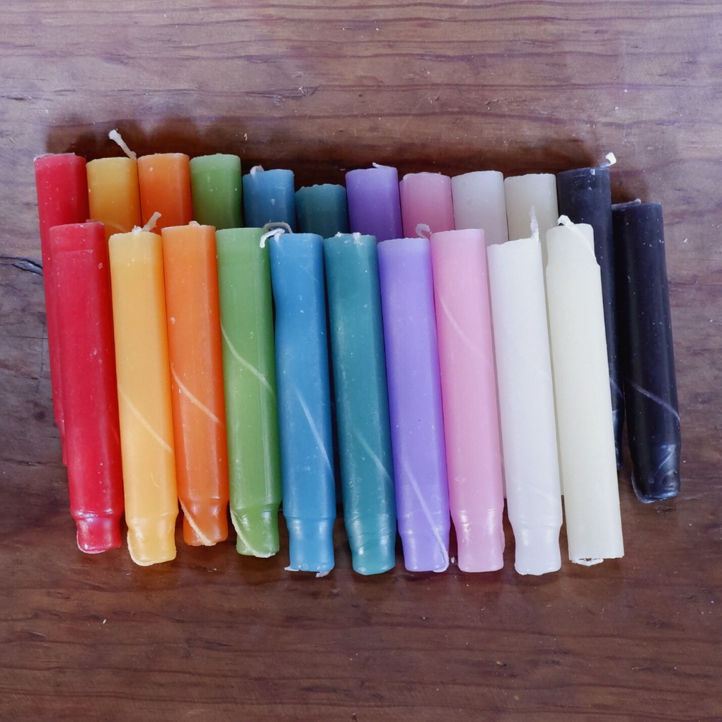 Candlestock Hippie Drippy Drip Candles - 22 Pack