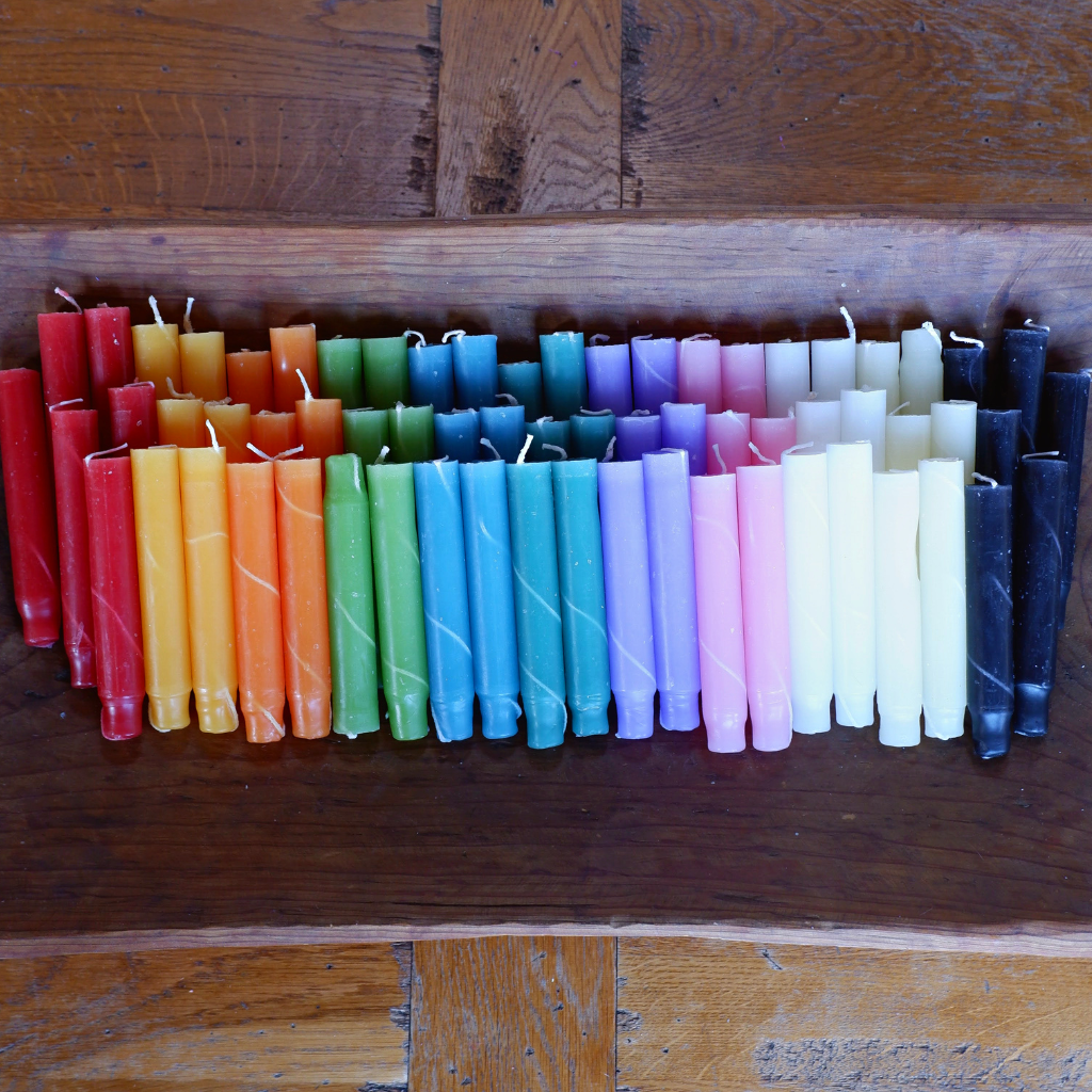 Candlestock Hippie Drippy Drip Candles - 66 Pack