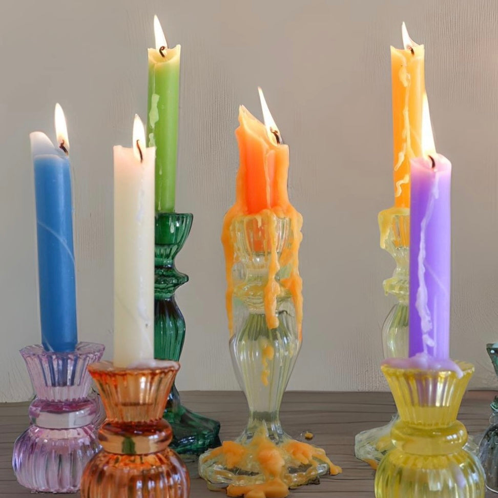 Candlestock Hippie Drippy Drip Candles - 6 Pack