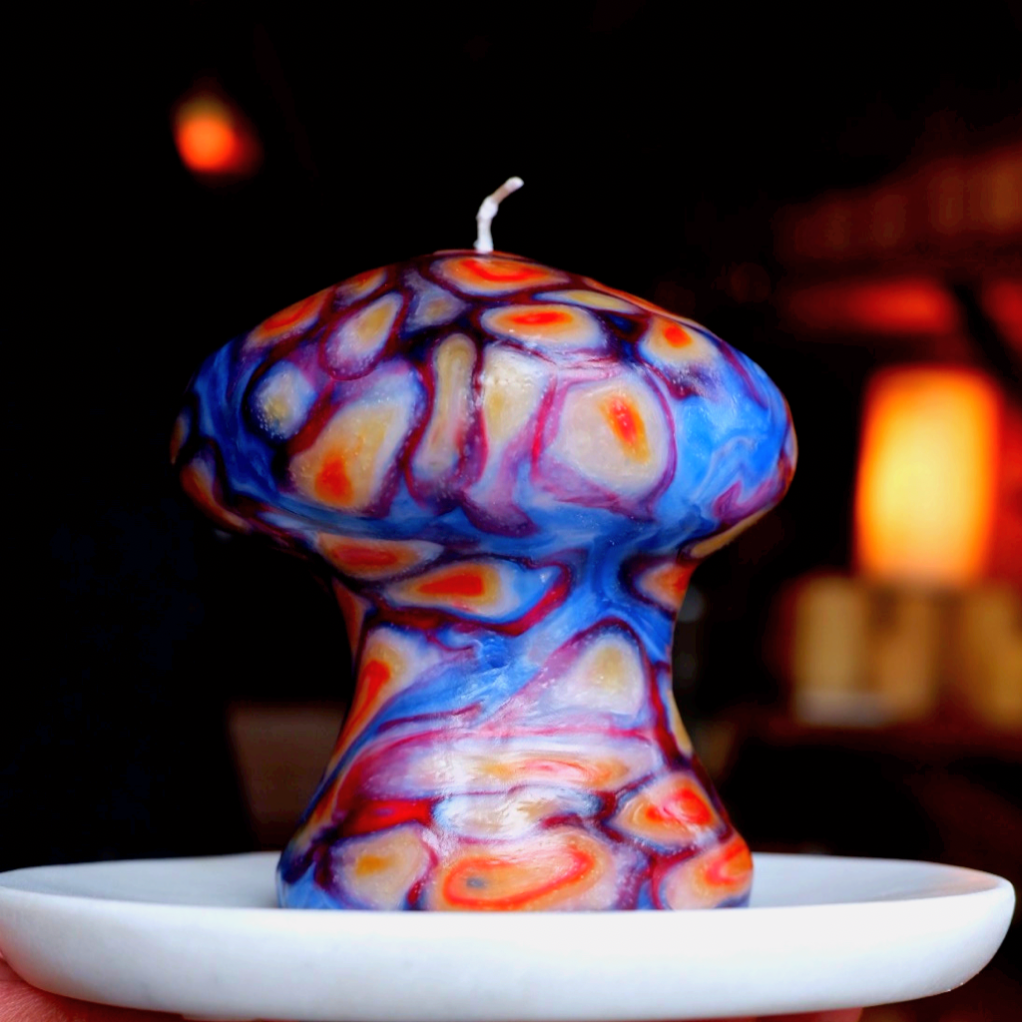 Psychedelic Mushroom Candle – Candlestock