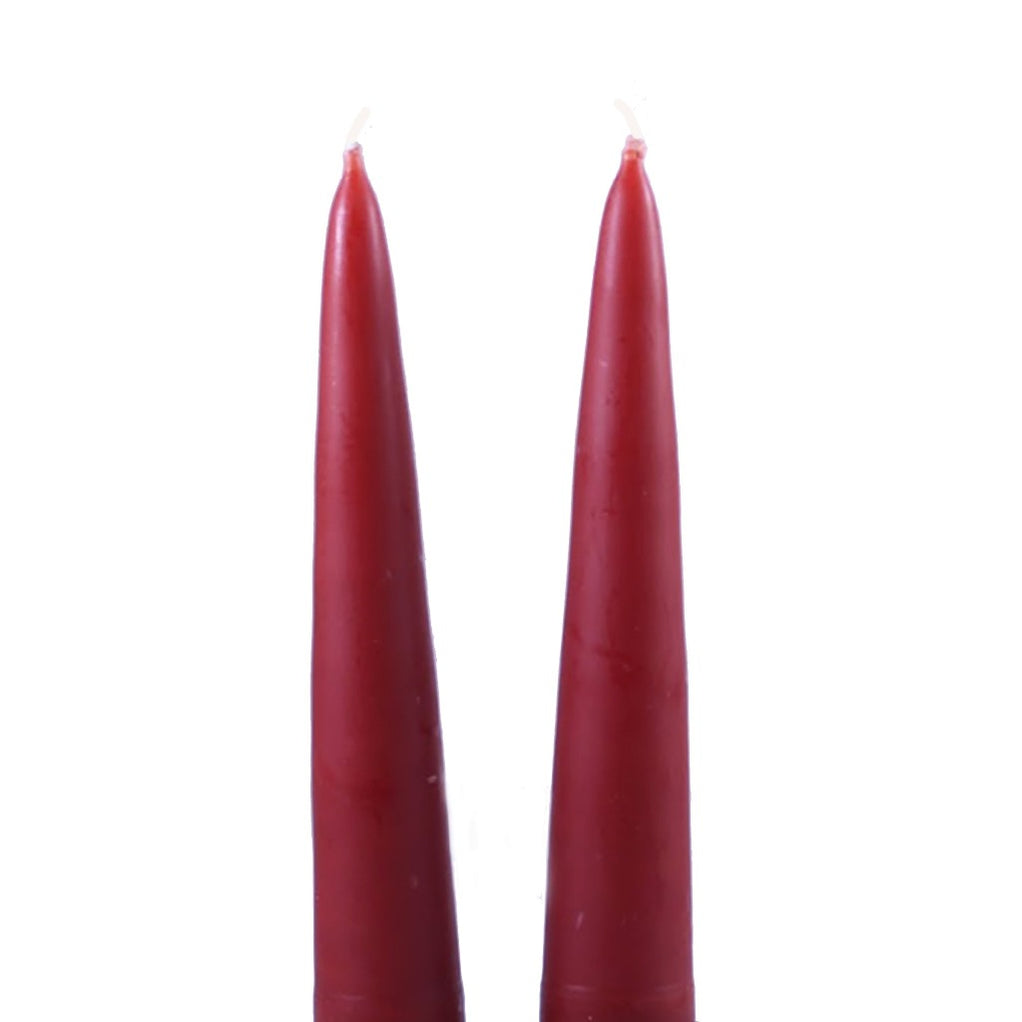 17 Inch - Traditional Danish Style Pointed Taper Candles — Candlestock