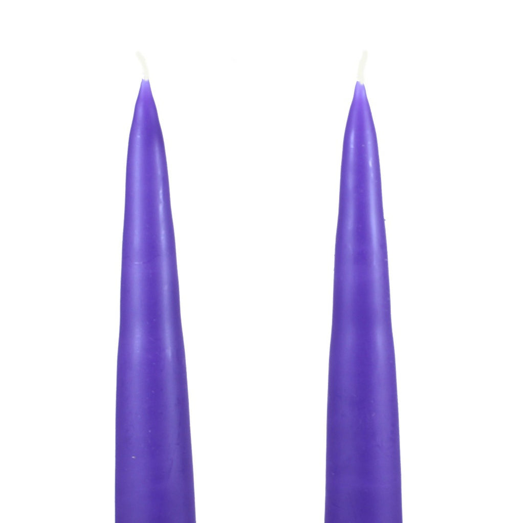 6 Inch - Traditional Danish Style Pointed Taper Candles — Candlestock