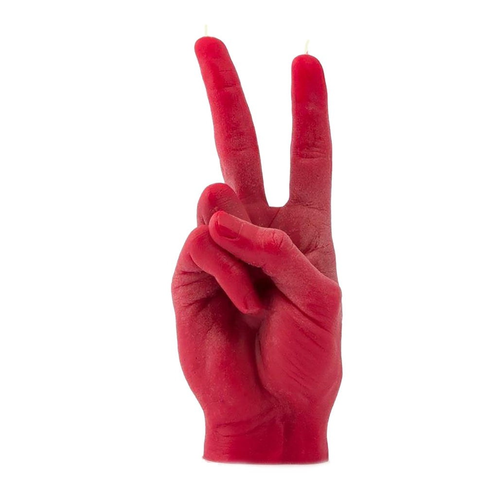 Peace Sign Hand Candle — Candlestock