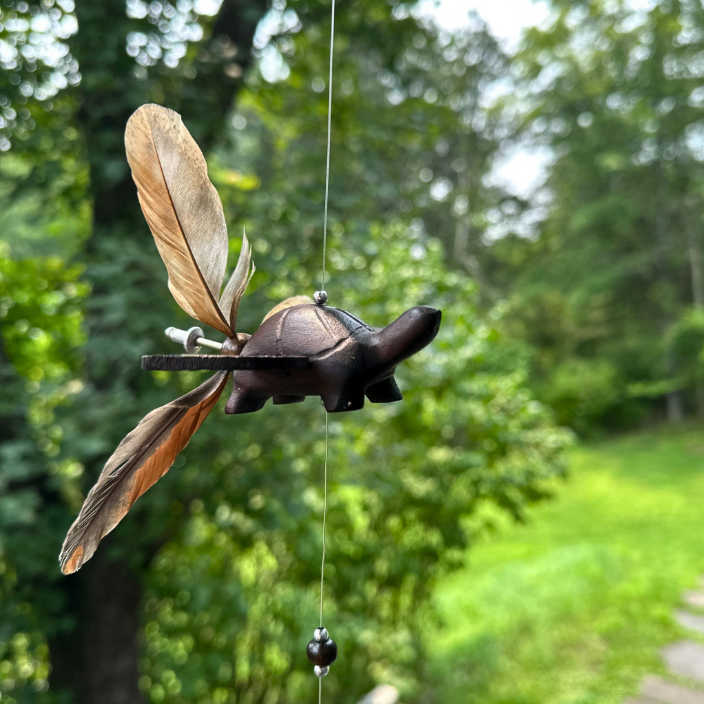 Animal Hanging Wind Spinners - Wooden — Candlestock