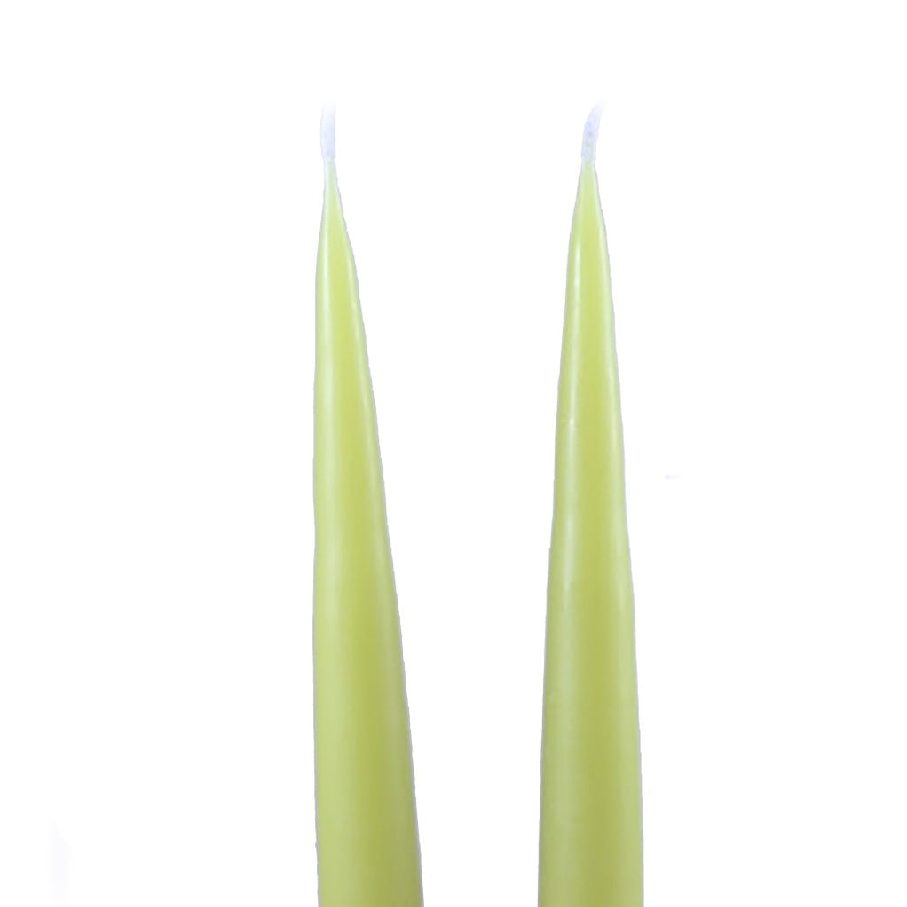 6 Inch - Traditional Danish Style Pointed Taper Candles — Candlestock