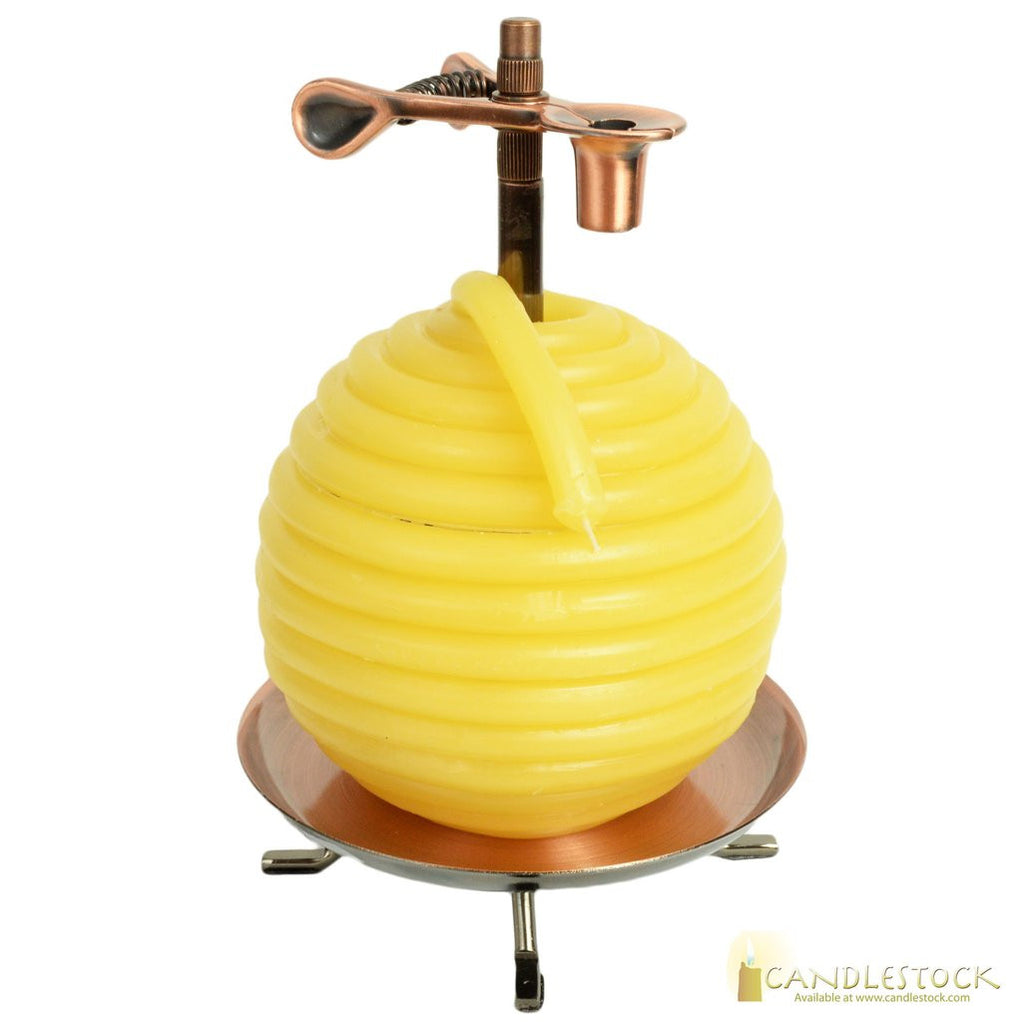 Beeswax Coil Candle — Candlestock