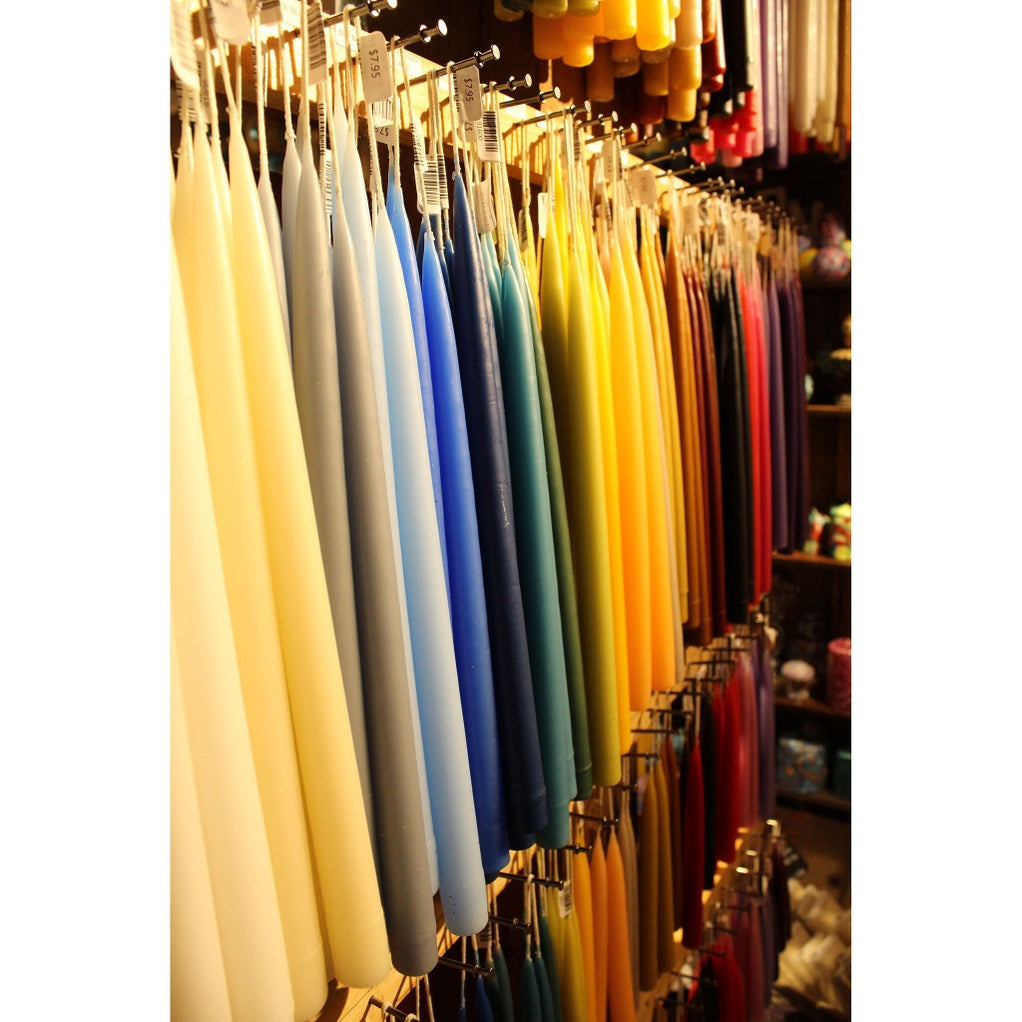 6 Inch - Traditional Danish Style Pointed Taper Candles — Candlestock