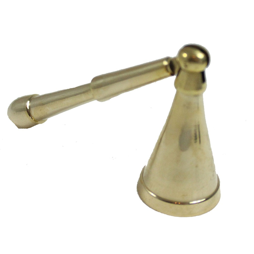 Gold With Stripes Snuffer — Candlestock