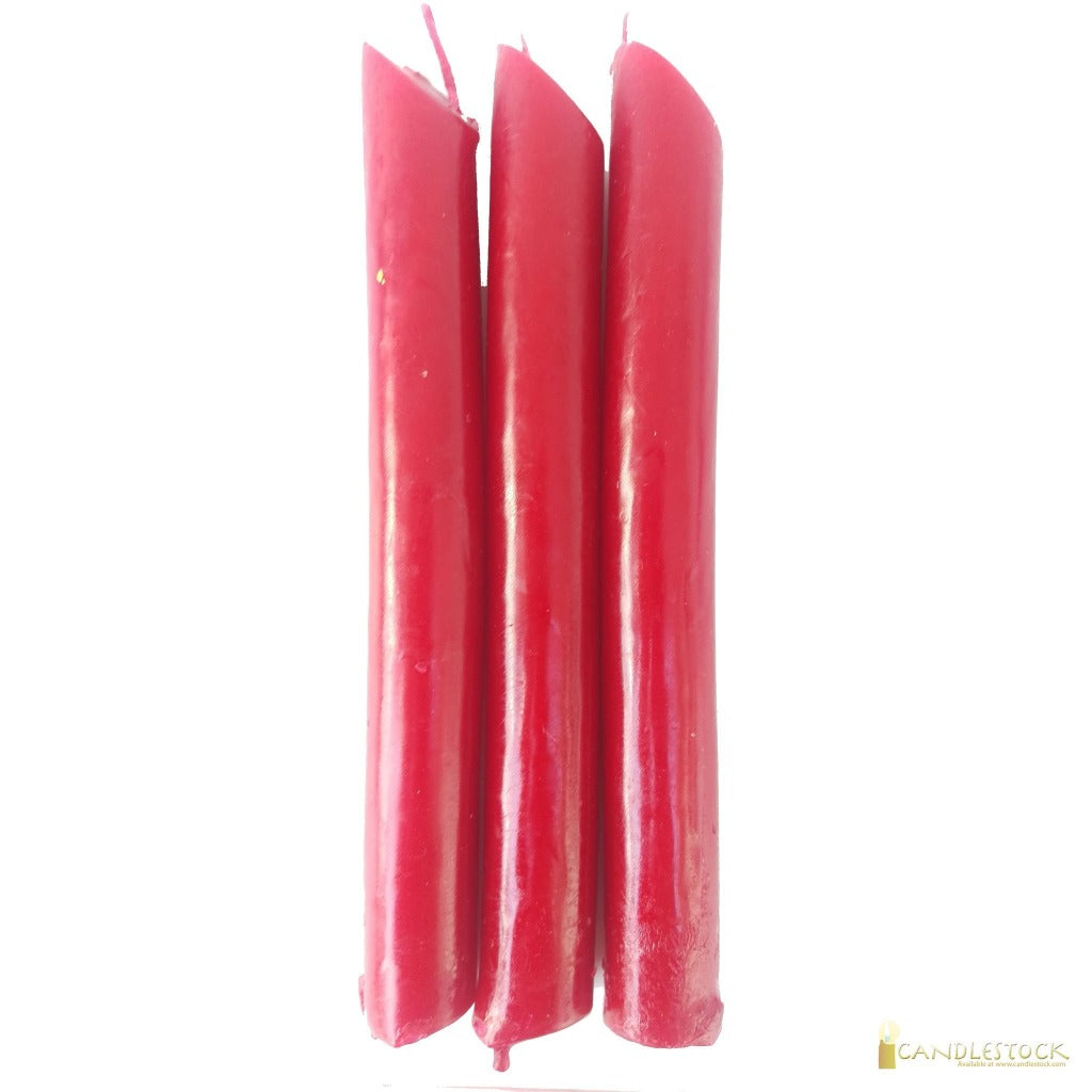 True Red Hand-Dipped Drip Candle 10 Pack – Candlestock