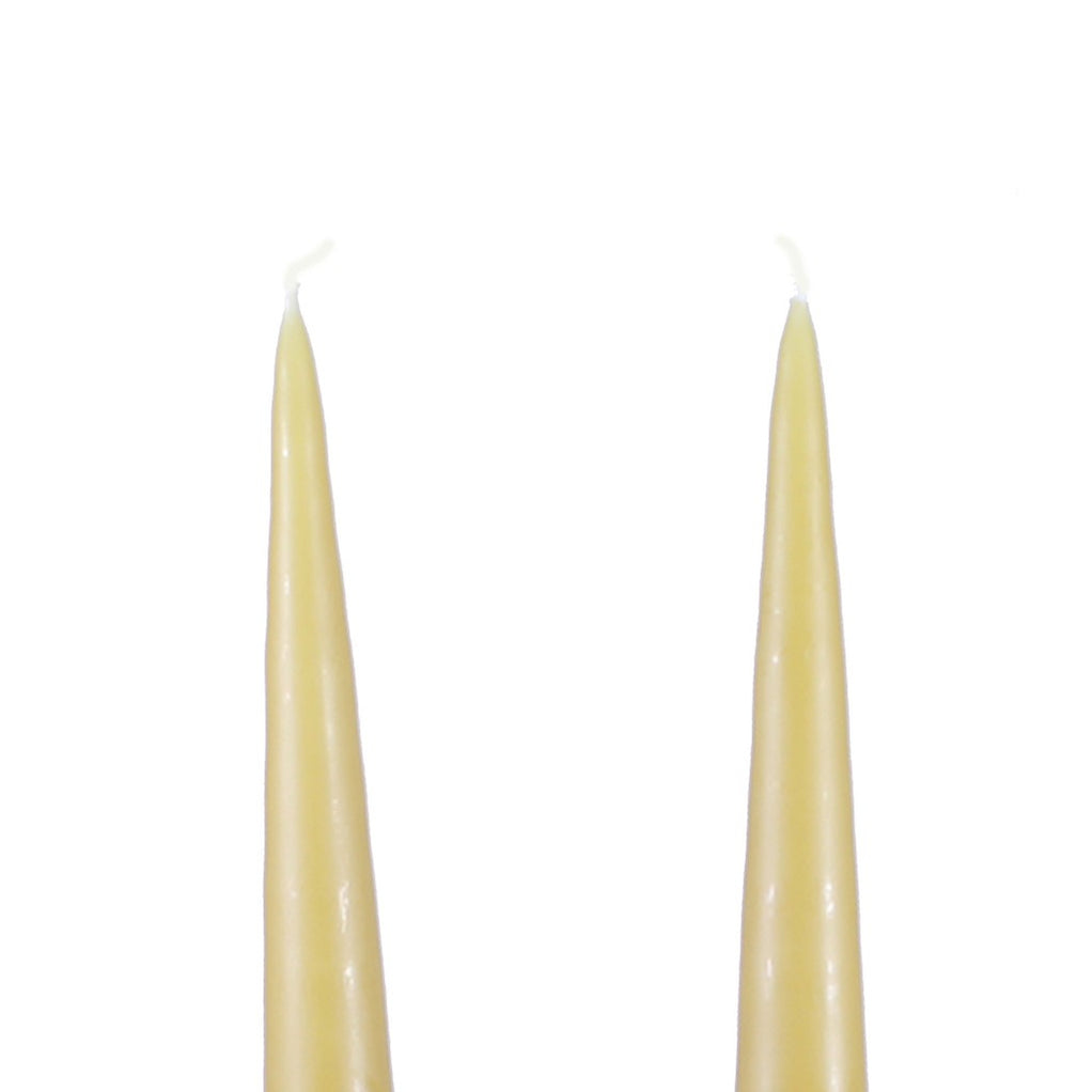 17 Inch - Traditional Danish Style Pointed Taper Candles — Candlestock