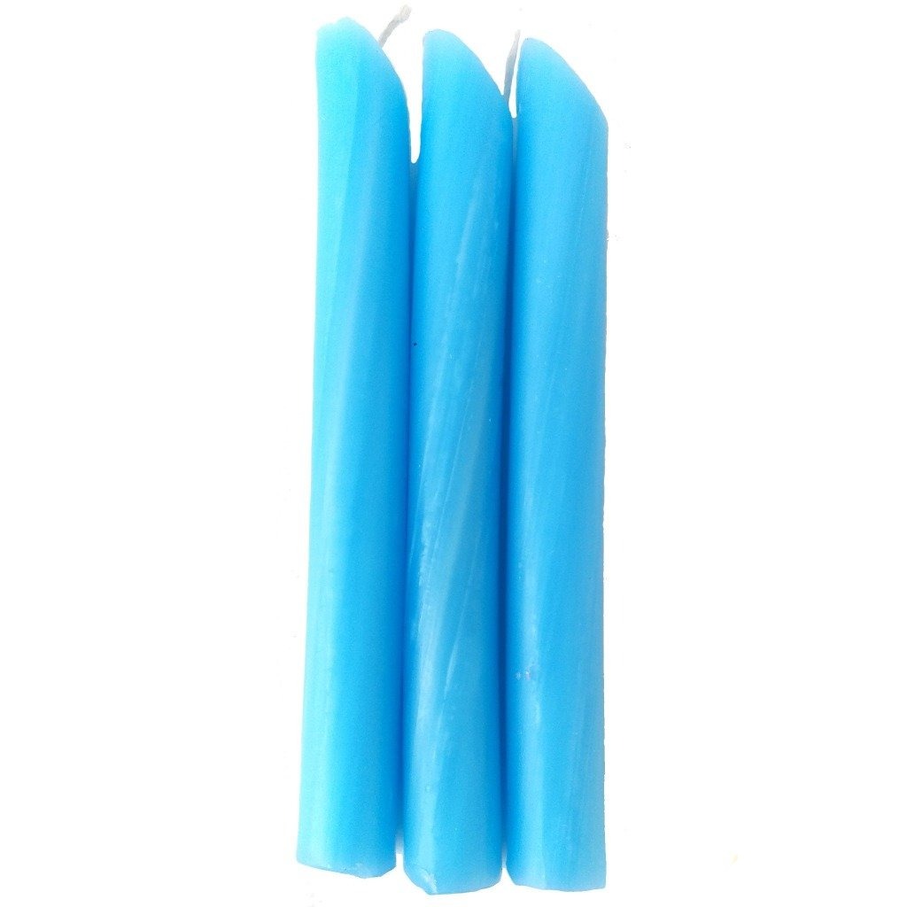Pastel Blue Drip Candle 75 Pack – Candlestock
