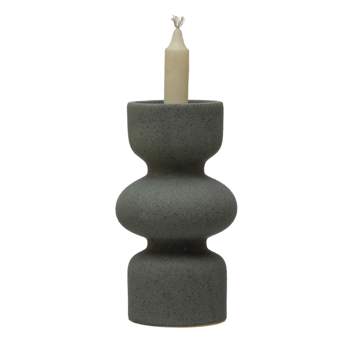 Stoneware Tea Light Taper Candle Holder – Candlestock