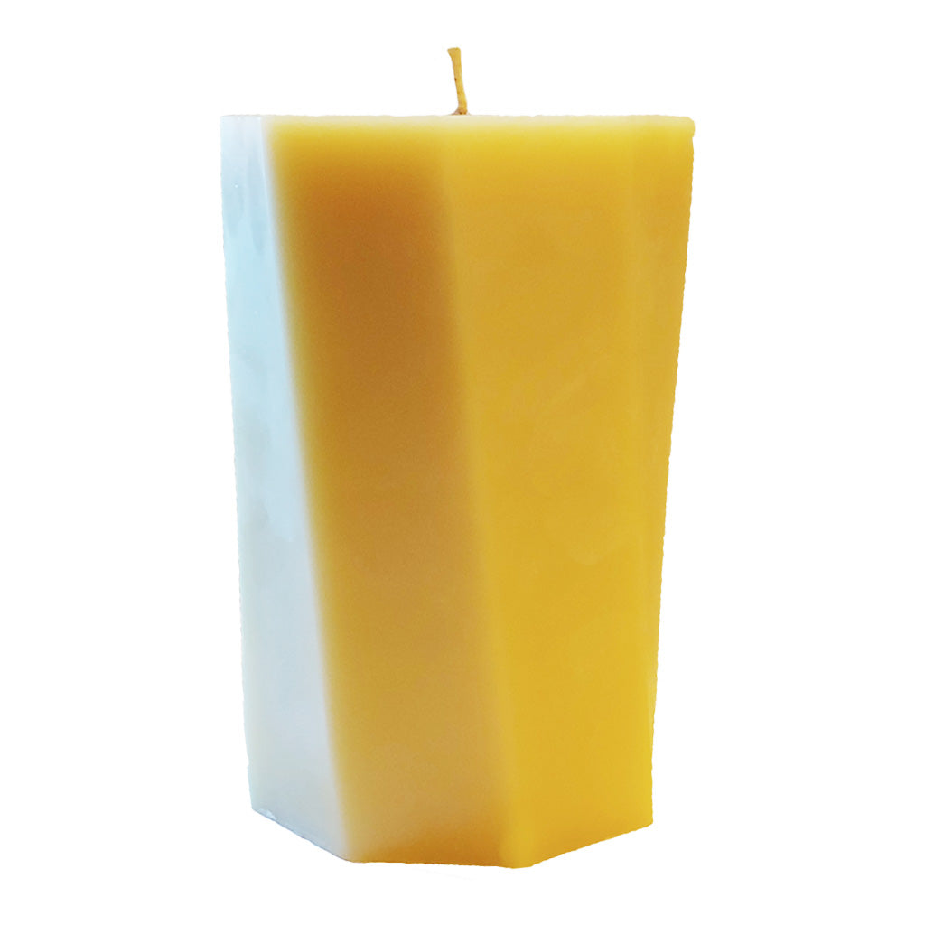 Beeswax Octagonal Pillar Candle – Candlestock