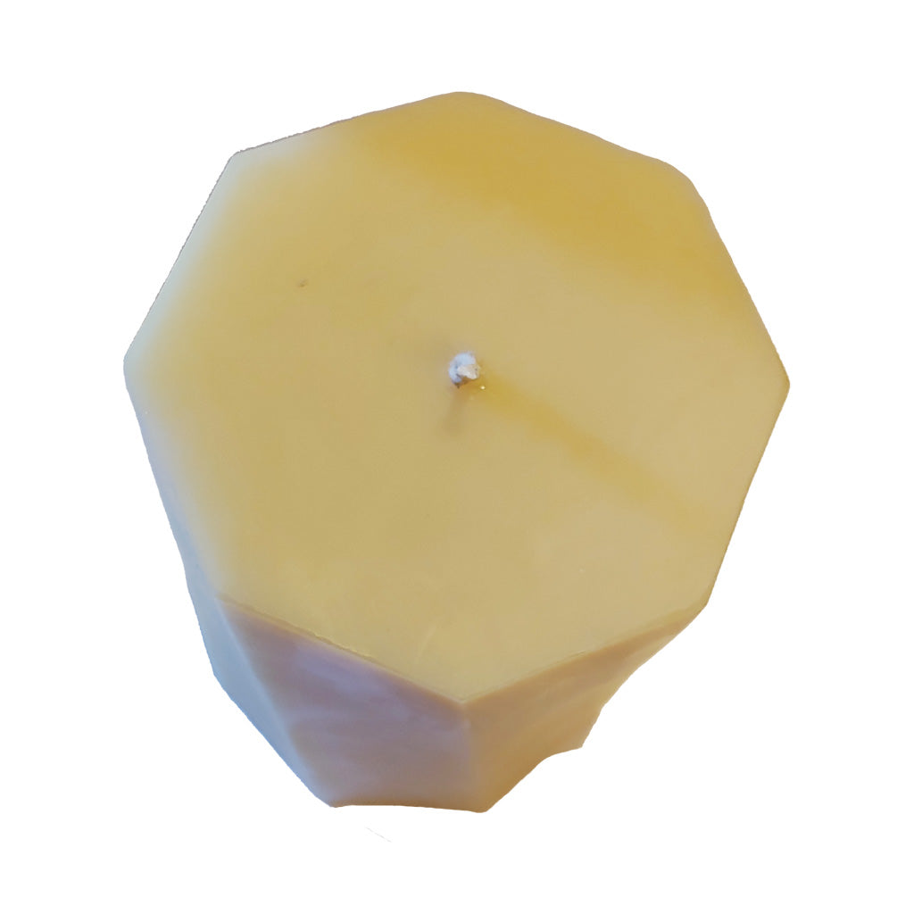 Beeswax Octagonal Pillar Candle – Candlestock