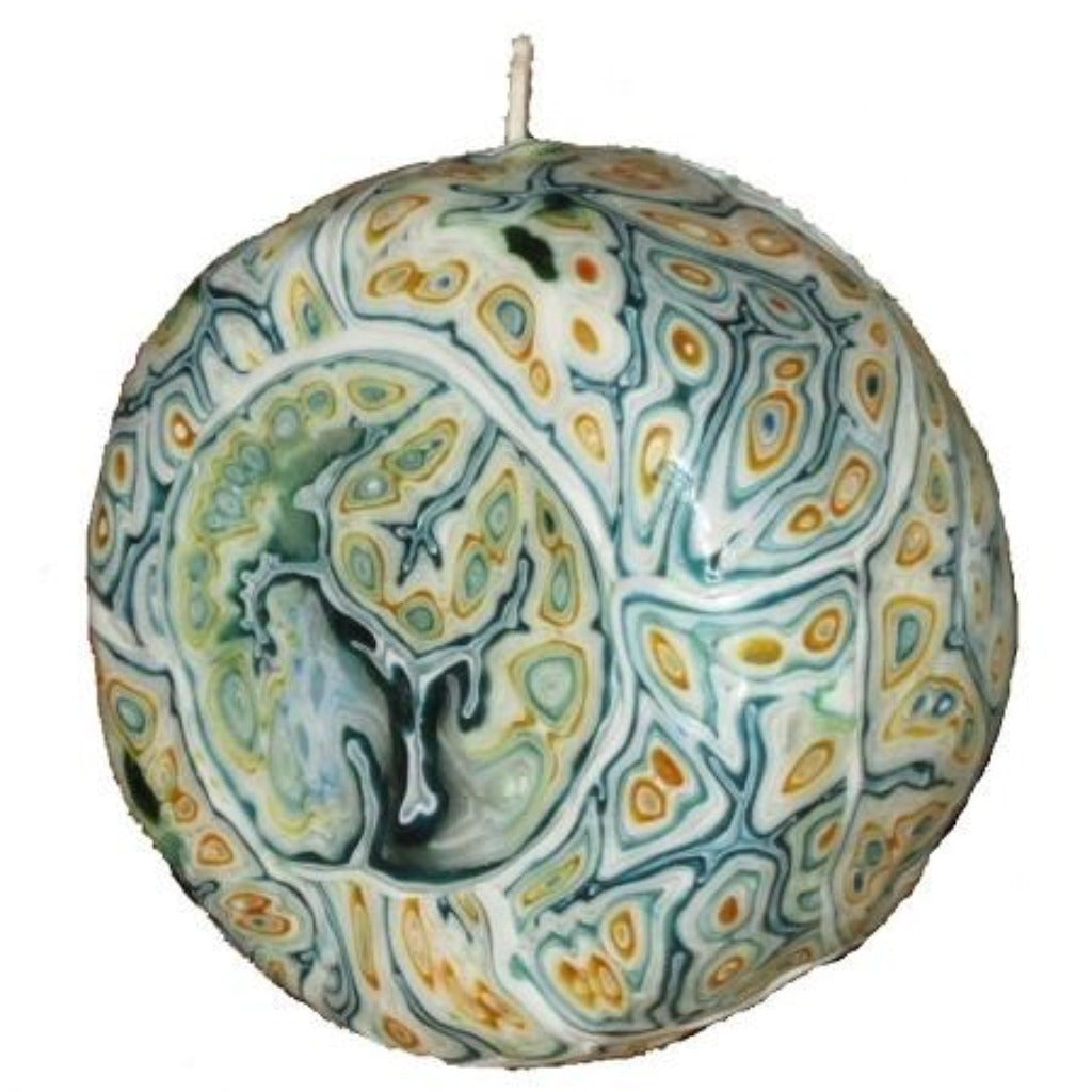 Multicolor Glowing Veneer Wheel Candle – Candlestock