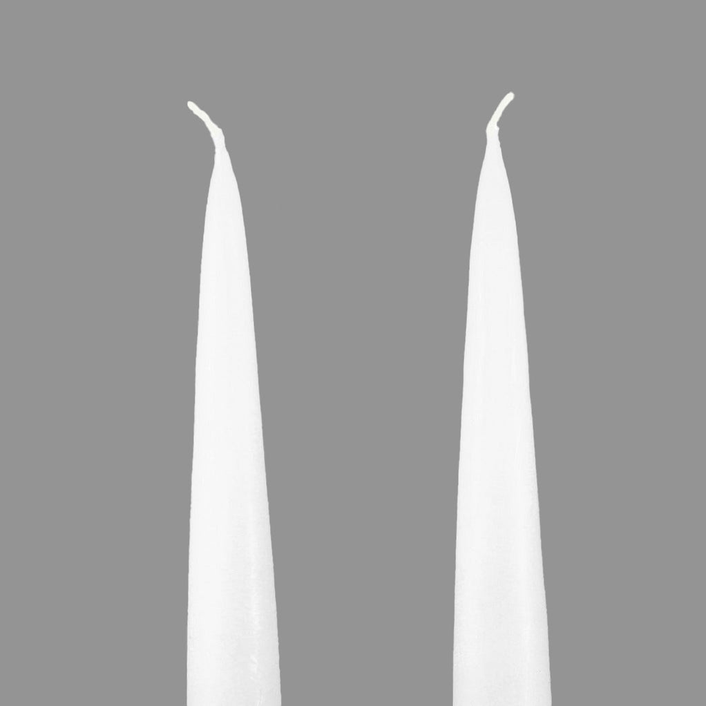6 Inch - Traditional Danish Style Pointed Taper Candles — Candlestock